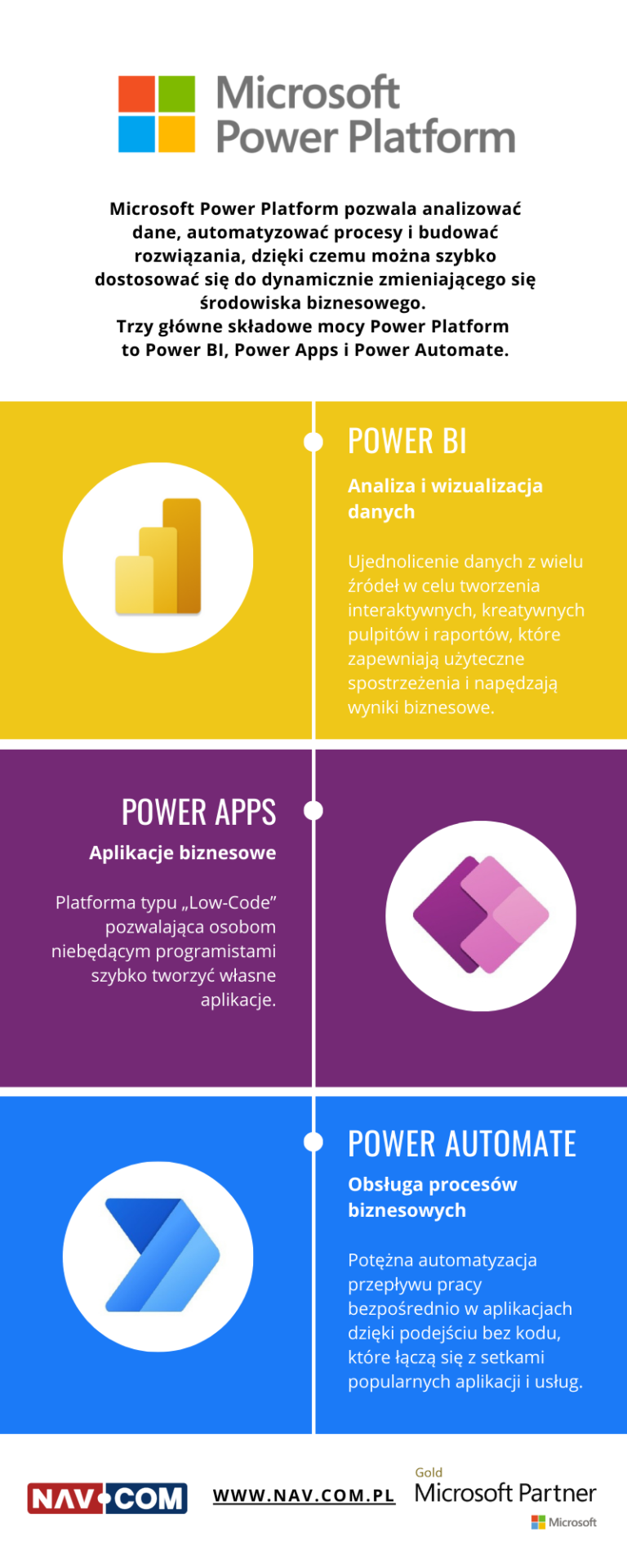Power Platform - infografika - NAVCOM